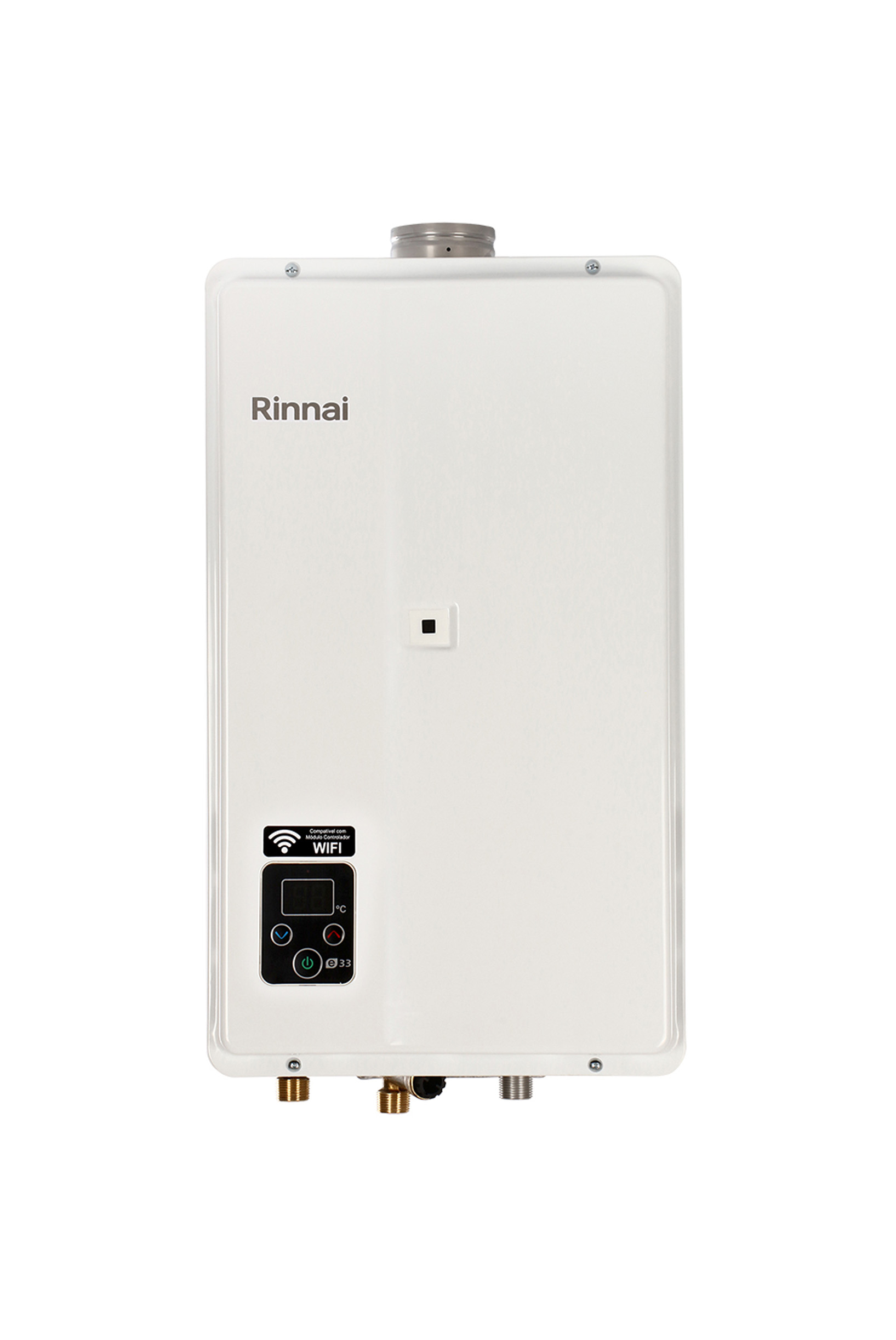 Loja Oficial Rinnai - Comprar Aquecedor a Gás Digital Rinnai E33 32,5 litros GN Br